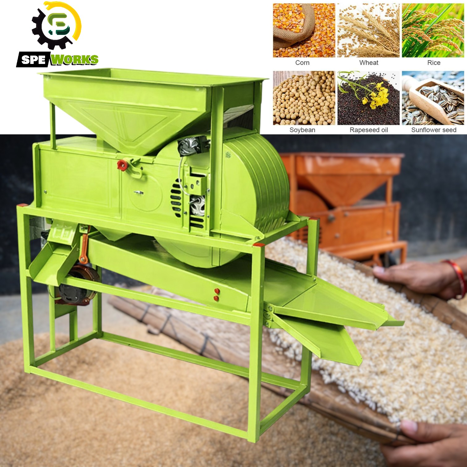 Commercial Paddy/Maize Cleaner Machine - S P Engineering Works
