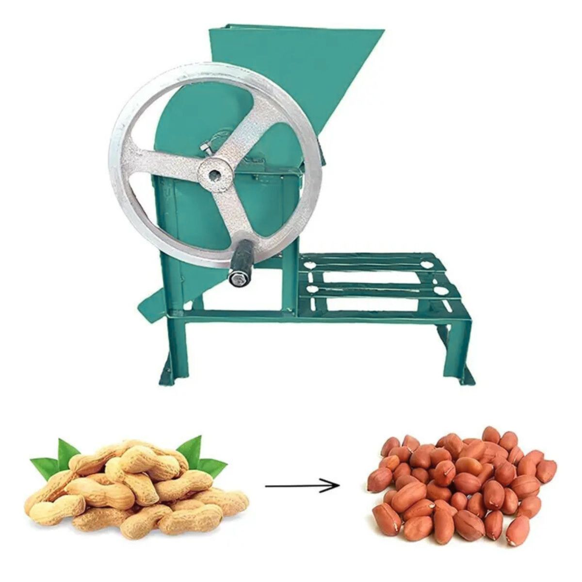 Manual Peanut Shelling/Decorticator Machine - S P Engineering Works