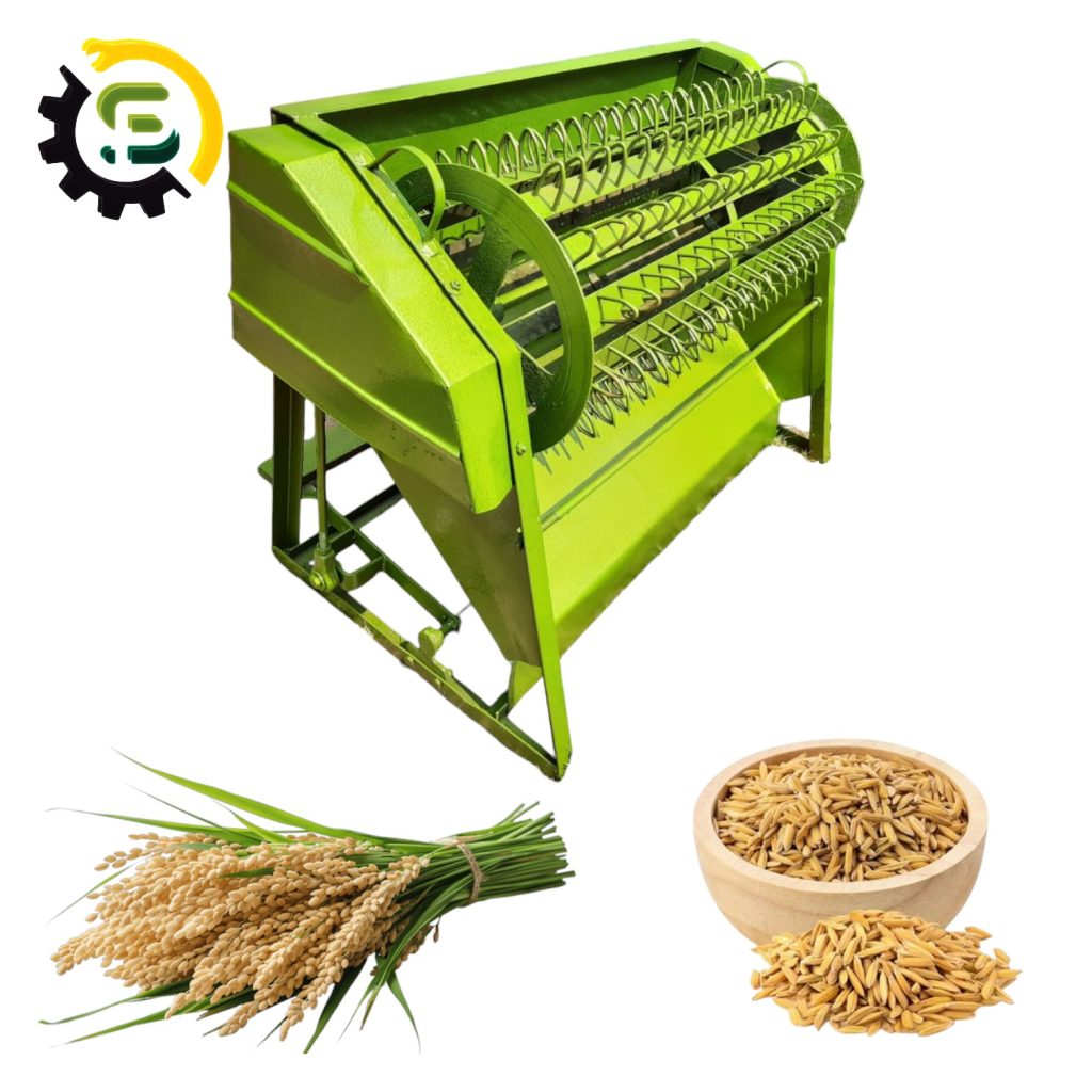 Paddle Operated Paddy Thresher Machine Double Gear Complete 3 FT Body ...